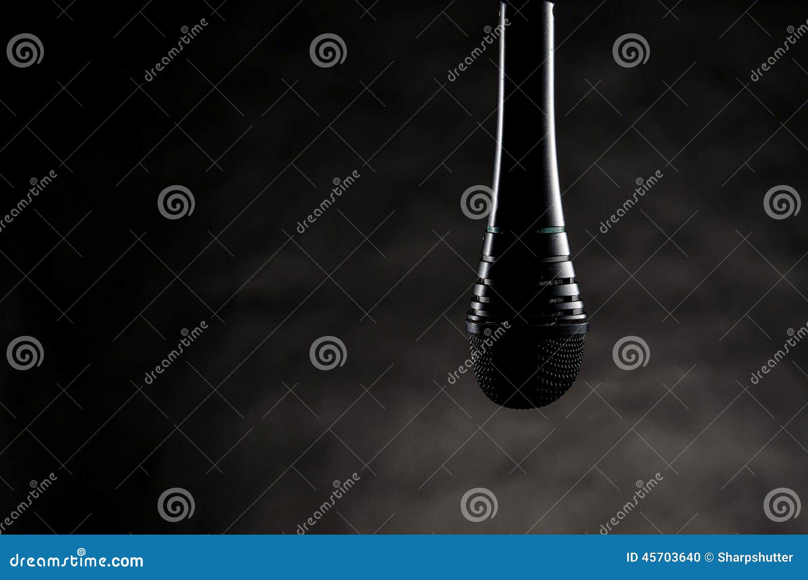 Hanging Microphone With Gay Pride Flag Background Royalty-Free Stock ...