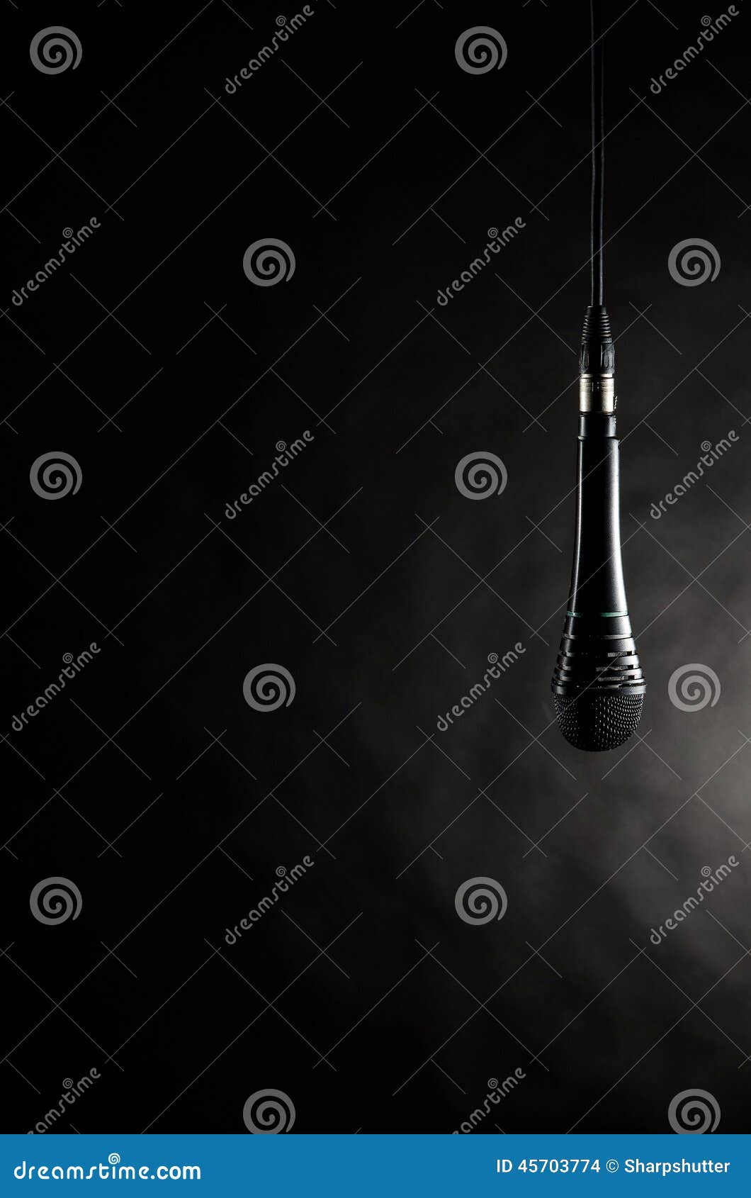 Microphone hanging stock photo. Image of grab, grip, loud - 45703774