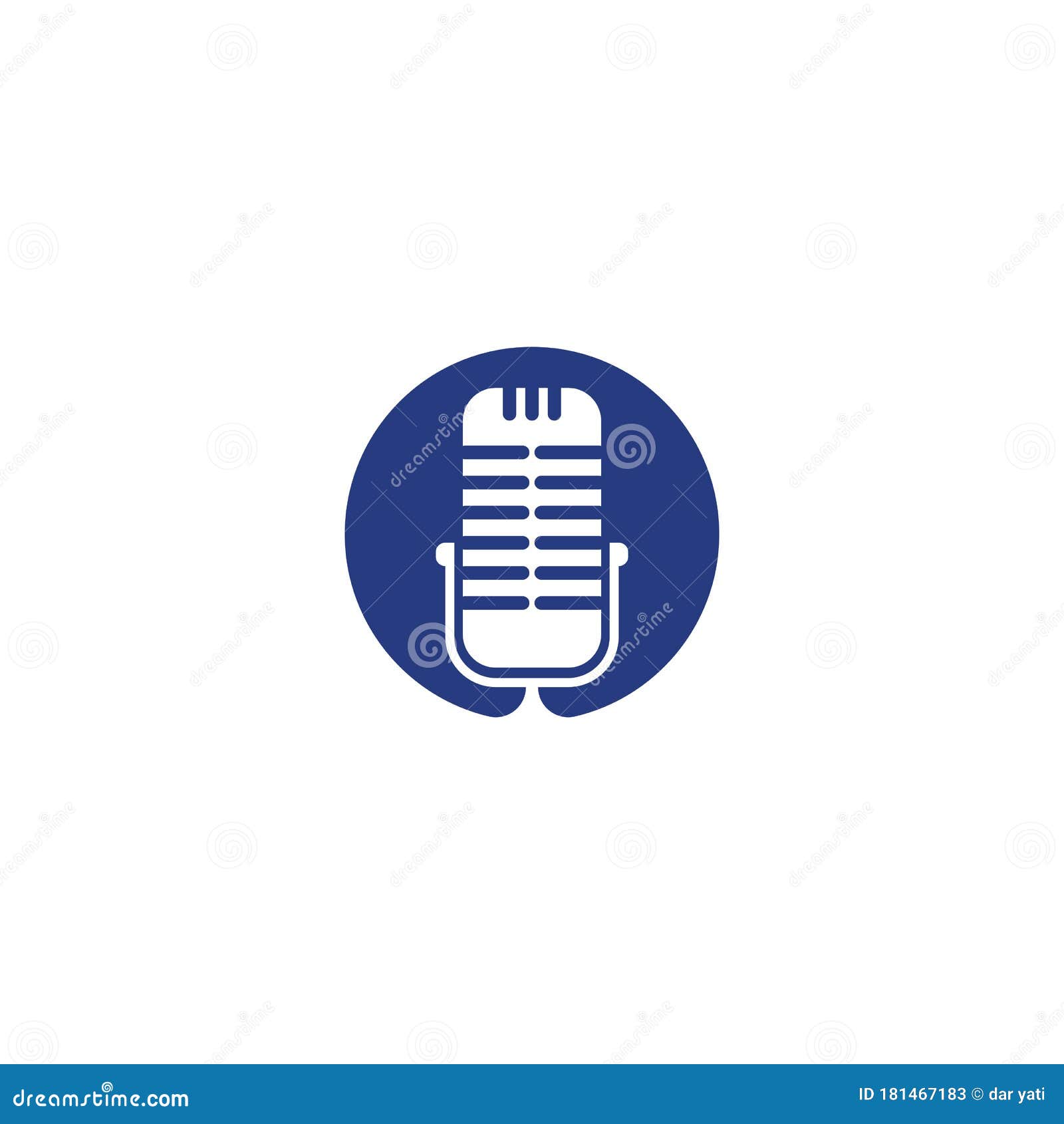 Microphone and Headphones Icon Logo Vector Stock Vector - Illustration ...