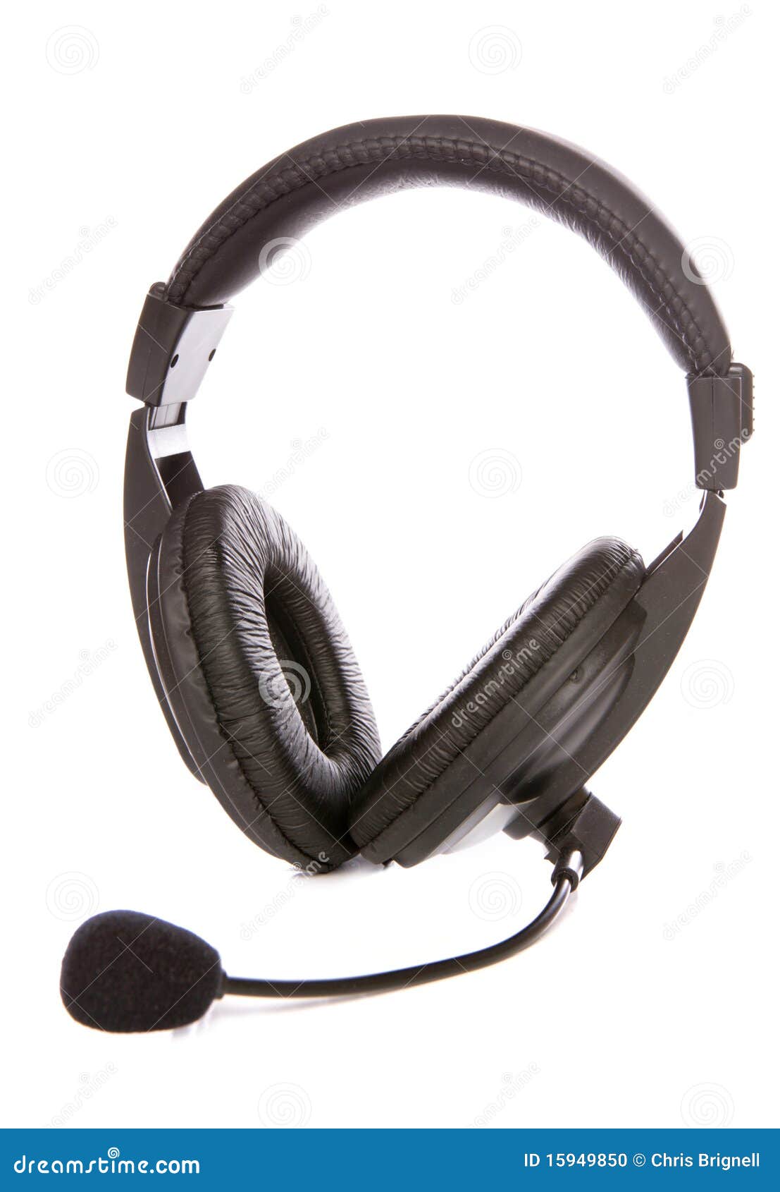 Microphone and Headset stock photo. Image of communication - 15949850