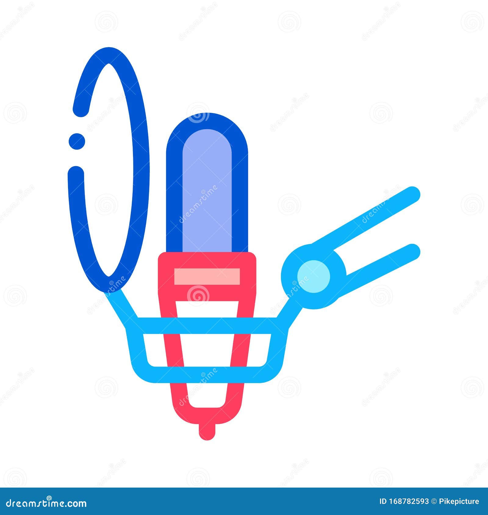 Microphone Host Device Icon Outline Illustration Stock Vector ...