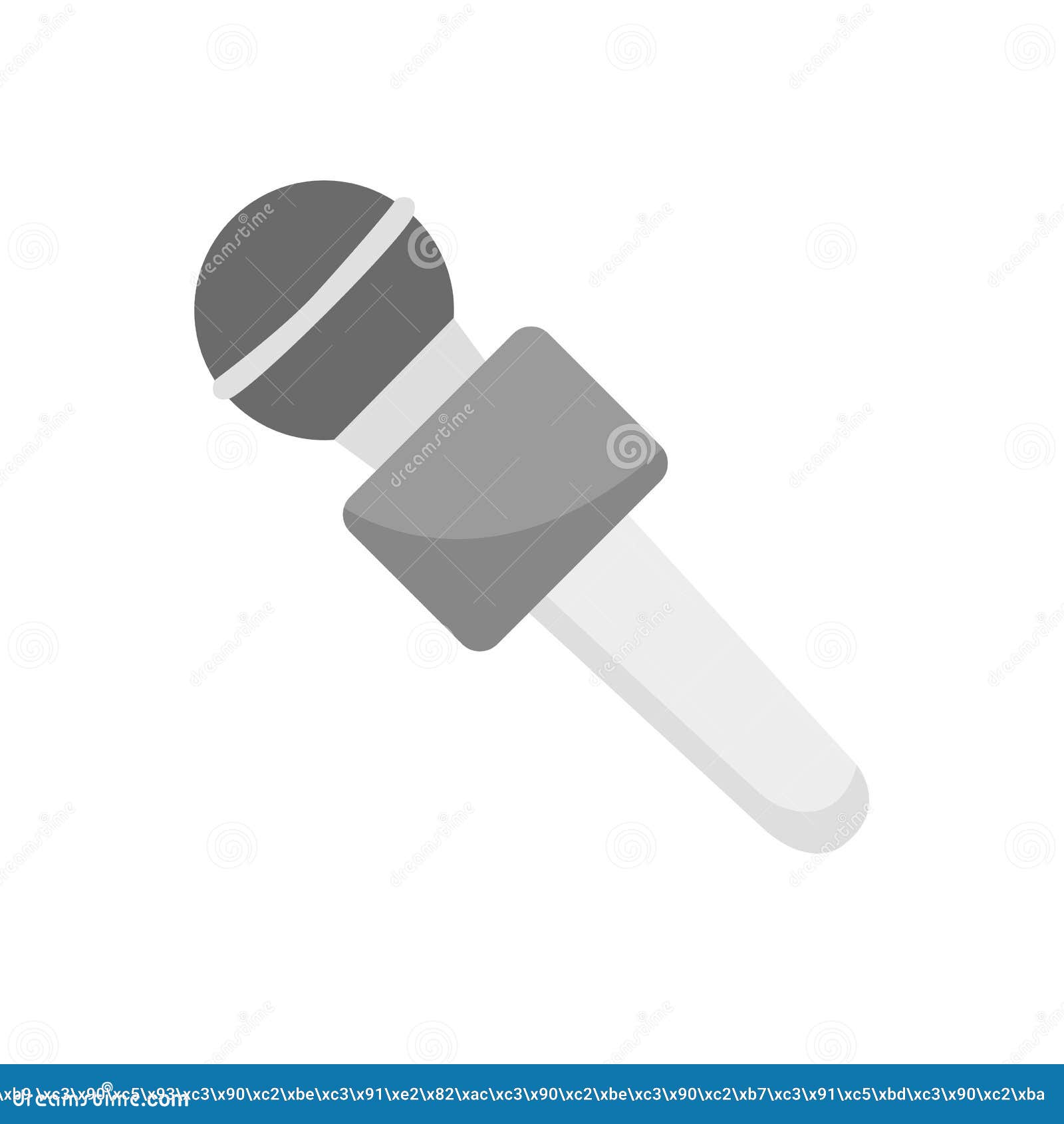 Microphone Icon for Interview, Vector Illustration Stock Vector ...