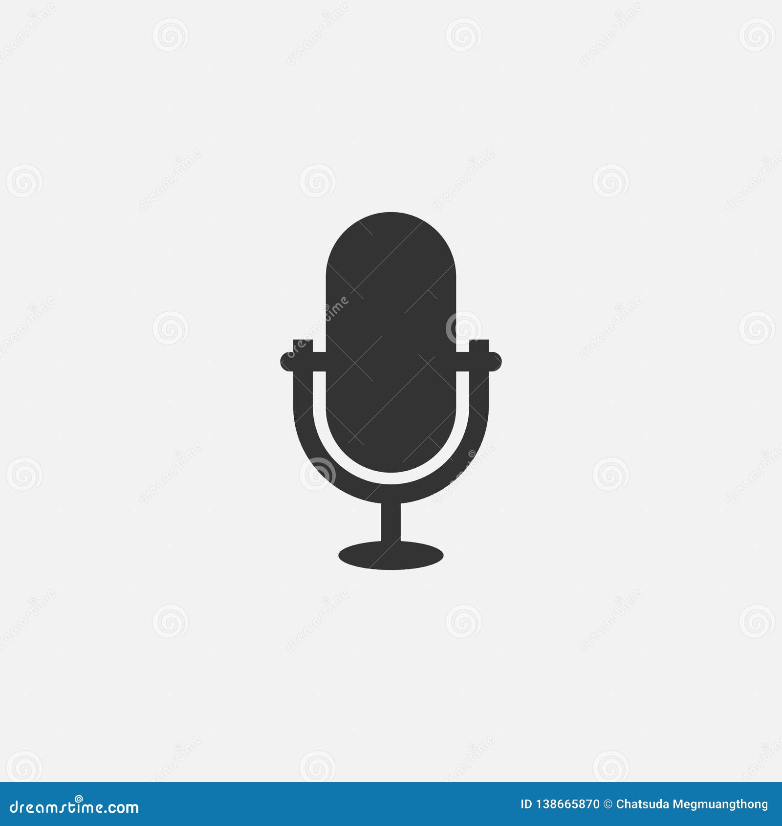 Mix Icon For Mike, Microphone And Record Cartoon Vector | CartoonDealer ...