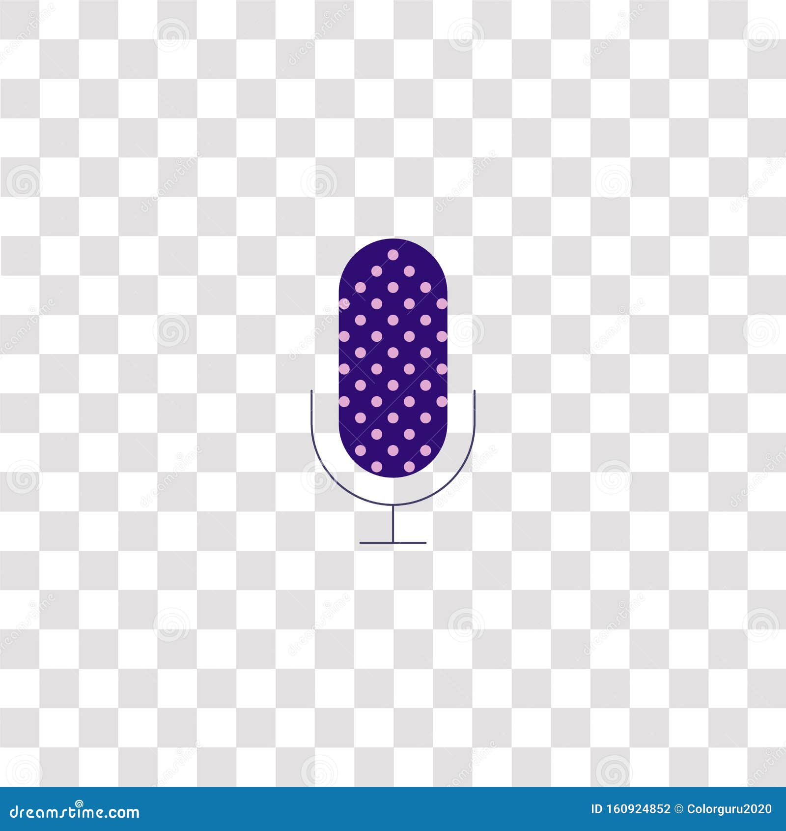 Microphone Icon Sign and Symbol. Microphone Color Icon for Website ...