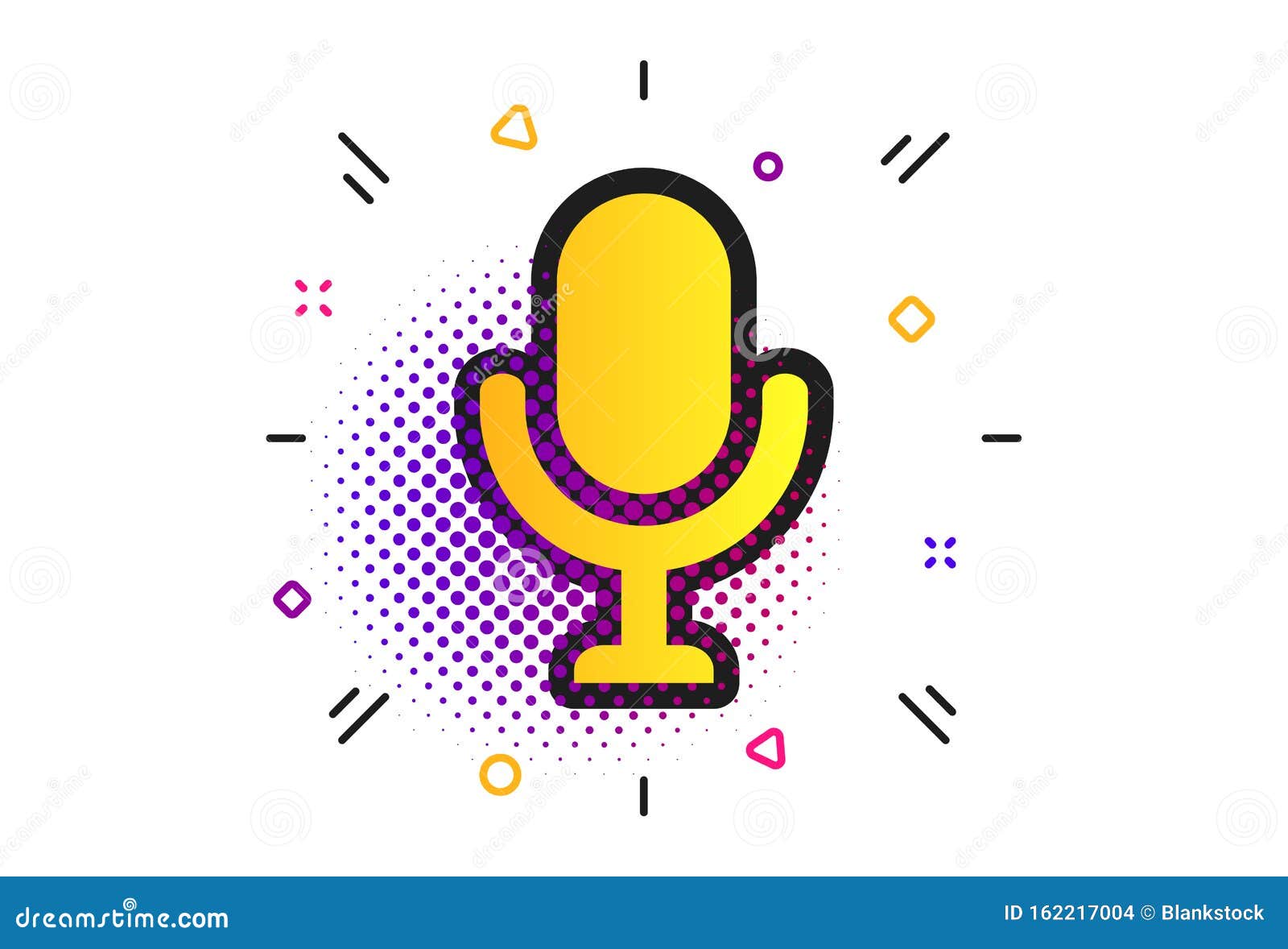 Microphone Icon. Speaker Symbol. Live Music Sign. Vector Stock Vector ...