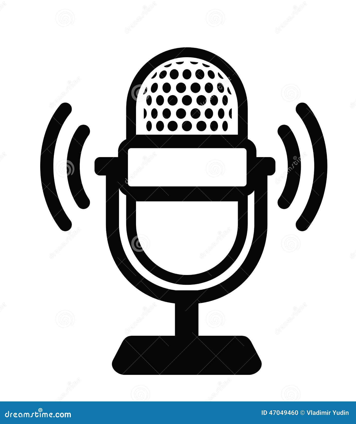 Microphone Icon stock vector. Illustration of icon, simple - 47049460 Microphone Icon stock vector. Illustration of icon, simple - 47049460
