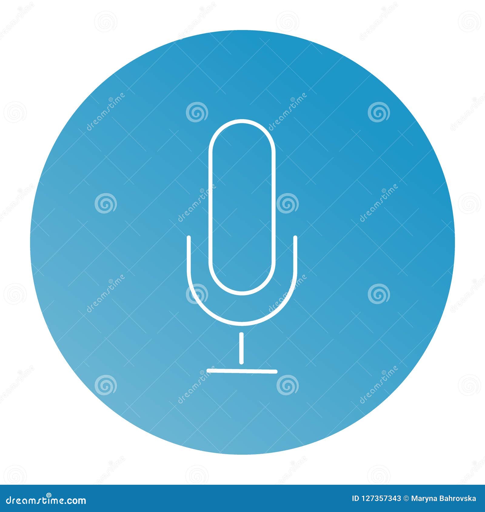 Microphone Icon. Webcast, Live Stream, Webinar Illustration Stock ... Microphone Icon. Webcast, Live Stream, Webinar Illustration Stock ...