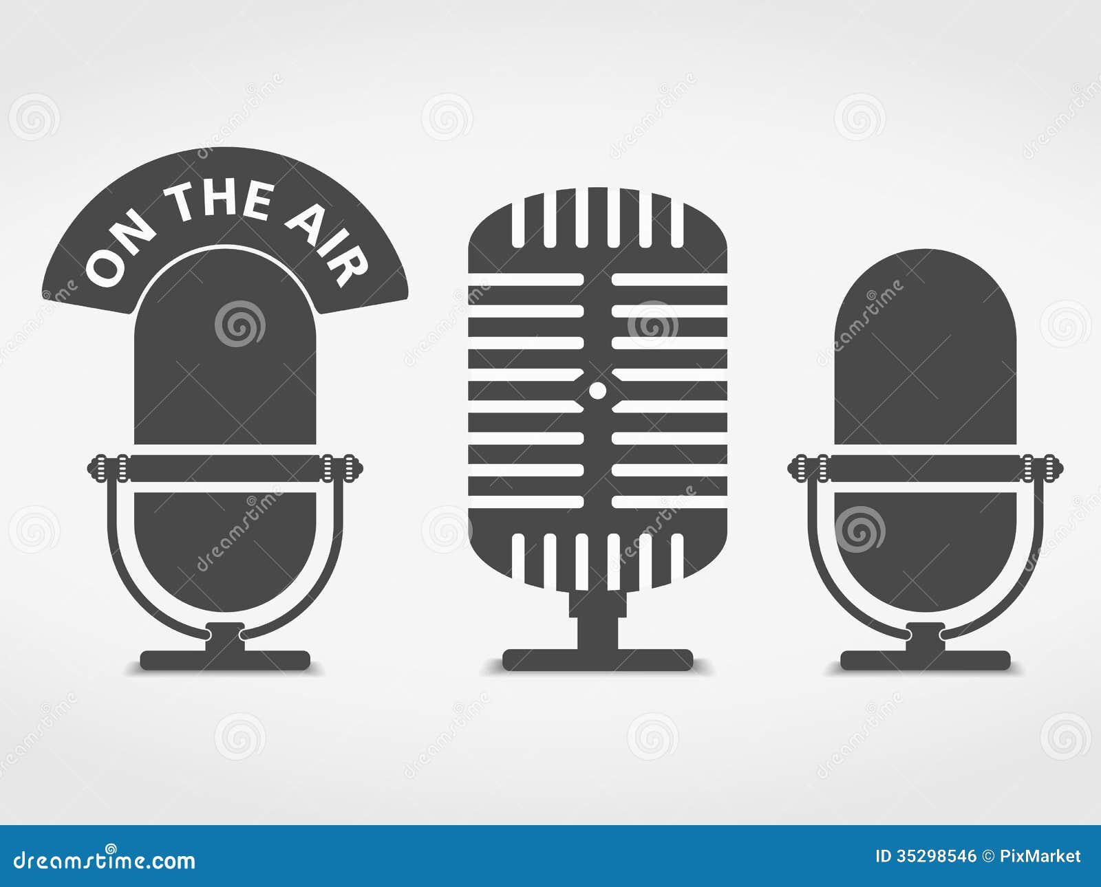 Microphone Icons stock vector. Illustration of instrument - 35298546