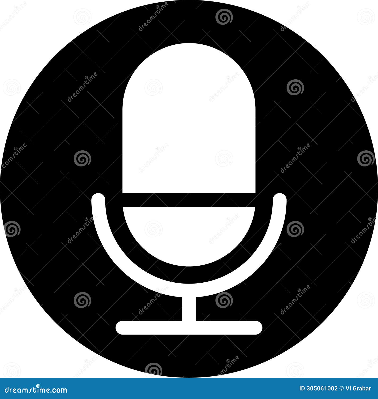 Microphone Icons Set. Podcast Microphone. Karaoke Mic Web and Mobile ...