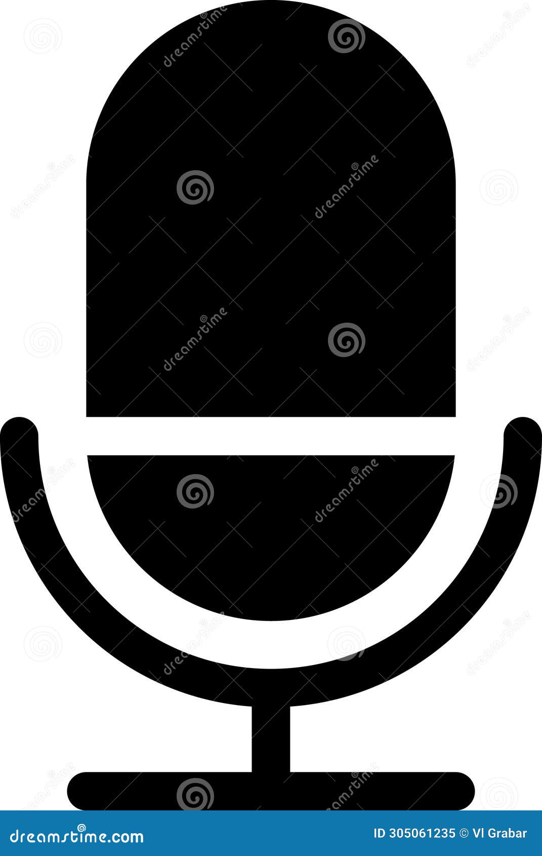 Microphone Icons Set. Podcast Microphone. Karaoke Mic Web and Mobile ...