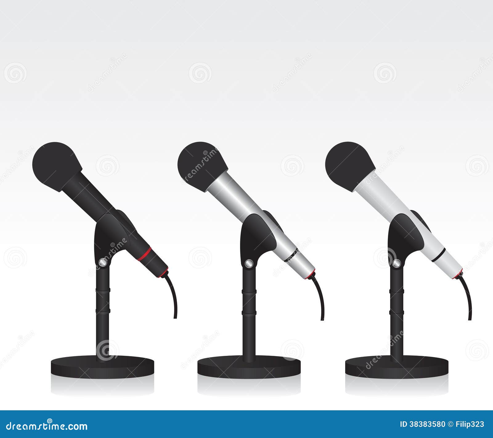 Microphone illustration stock vector. Illustration of meeting - 38383580