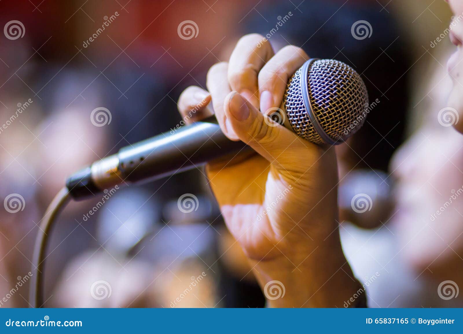 Microphone stock image. Image of journalist, digital - 65837165
