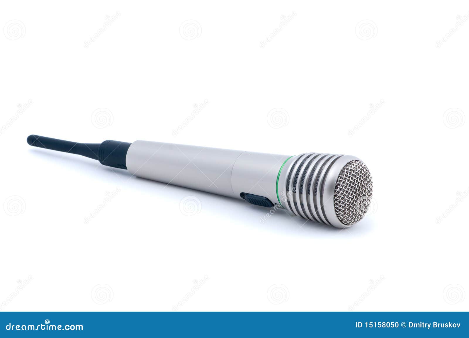 Microphone isolated stock photo. Image of simplicity - 15158050