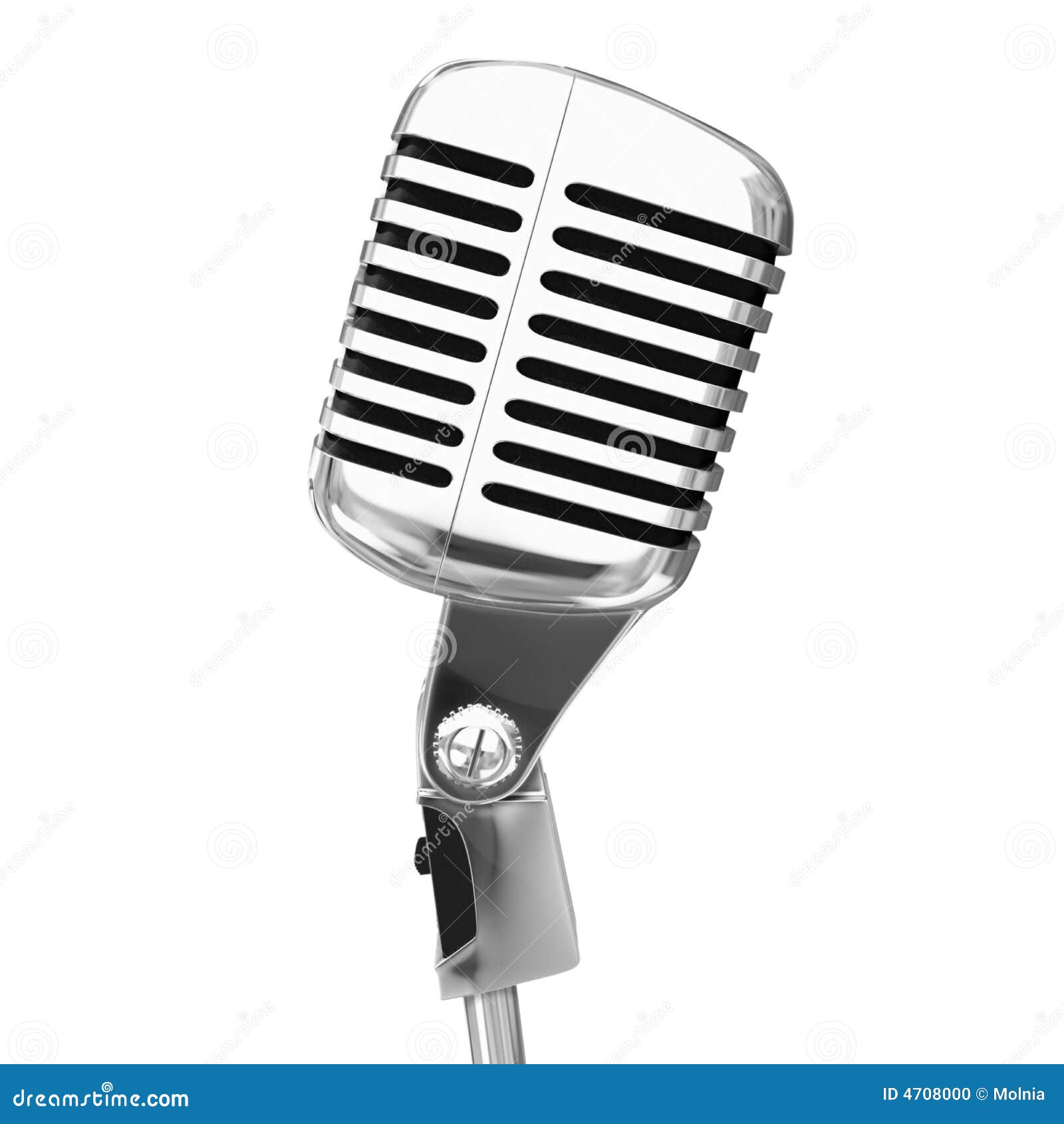 Microphone isolated editorial image. Illustration of music - 4708000