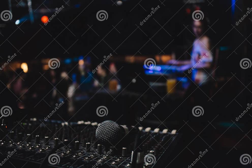 Microphone laying stock image. Image of entertainment - 31063491