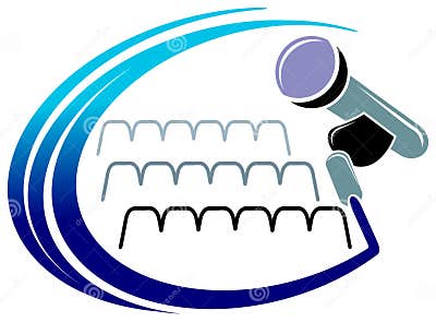 Microphone logo stock vector. Illustration of design - 19974332