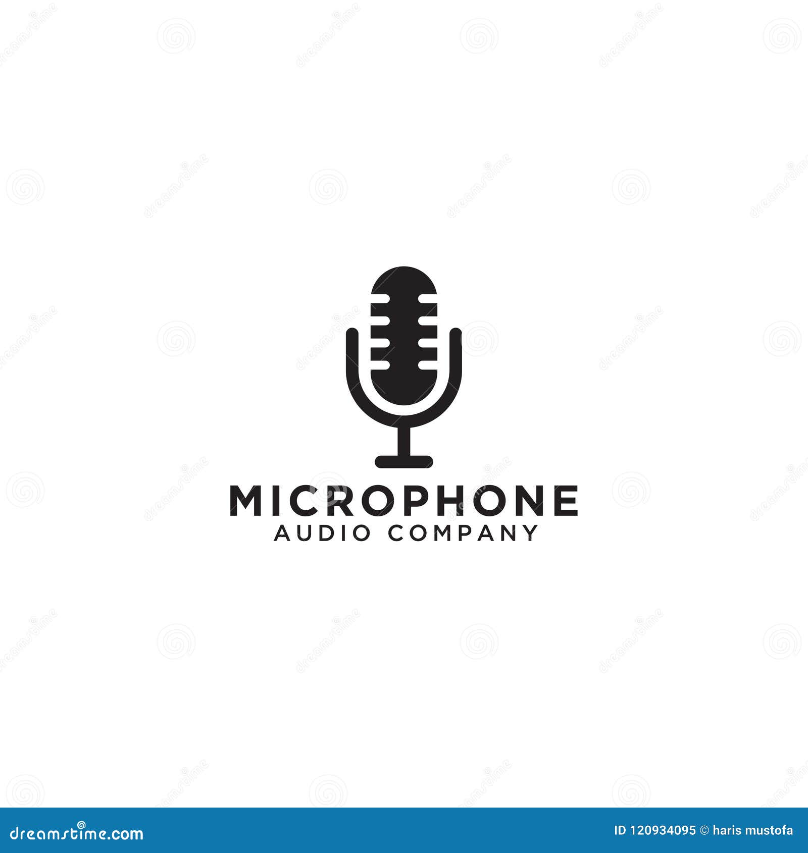 Microphone Logo With Particles On White Background. Isolated Pixel Mike ...