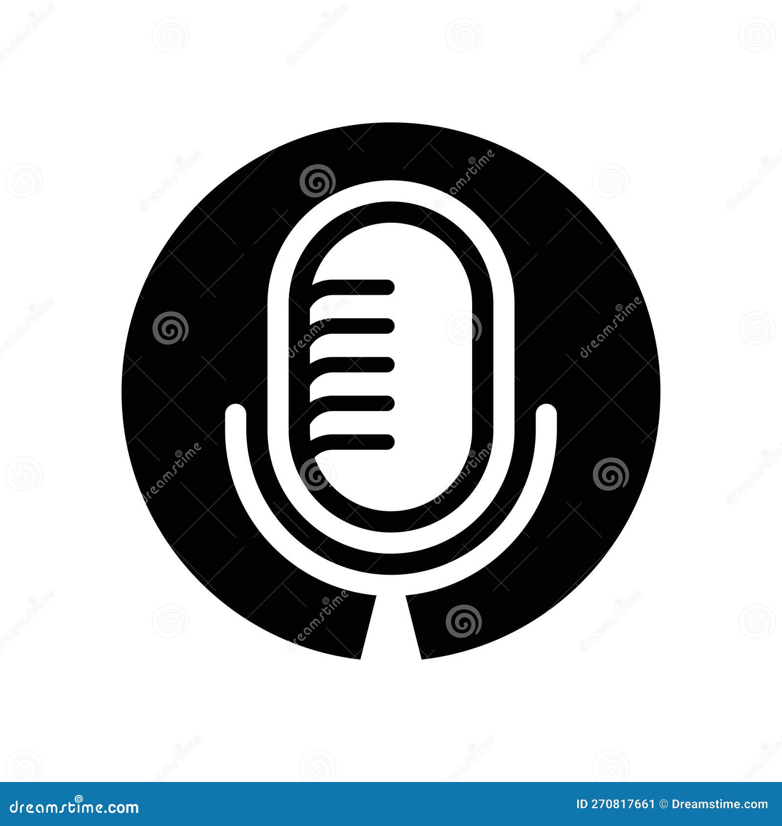 Microphone Logo Images Illustration Stock Vector - Illustration of ...
