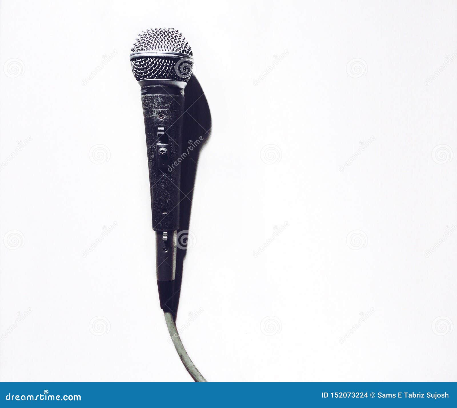 MICROPHONE LOUD stock photo. Image of microphone, white - 152073224