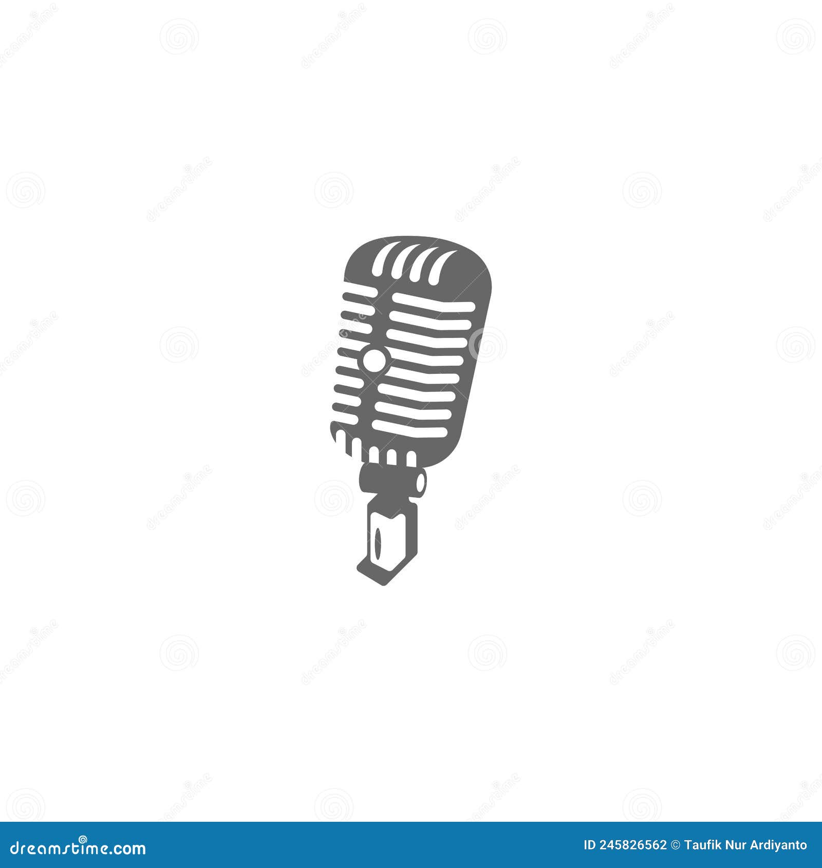 Microphone, Mic Icon Logo Design Illustration Stock Illustration ...
