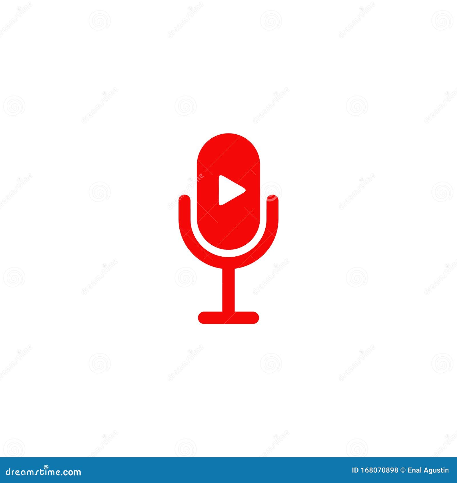 Microphone Mic Icon Logo Design Vector Illustration Template Stock ...