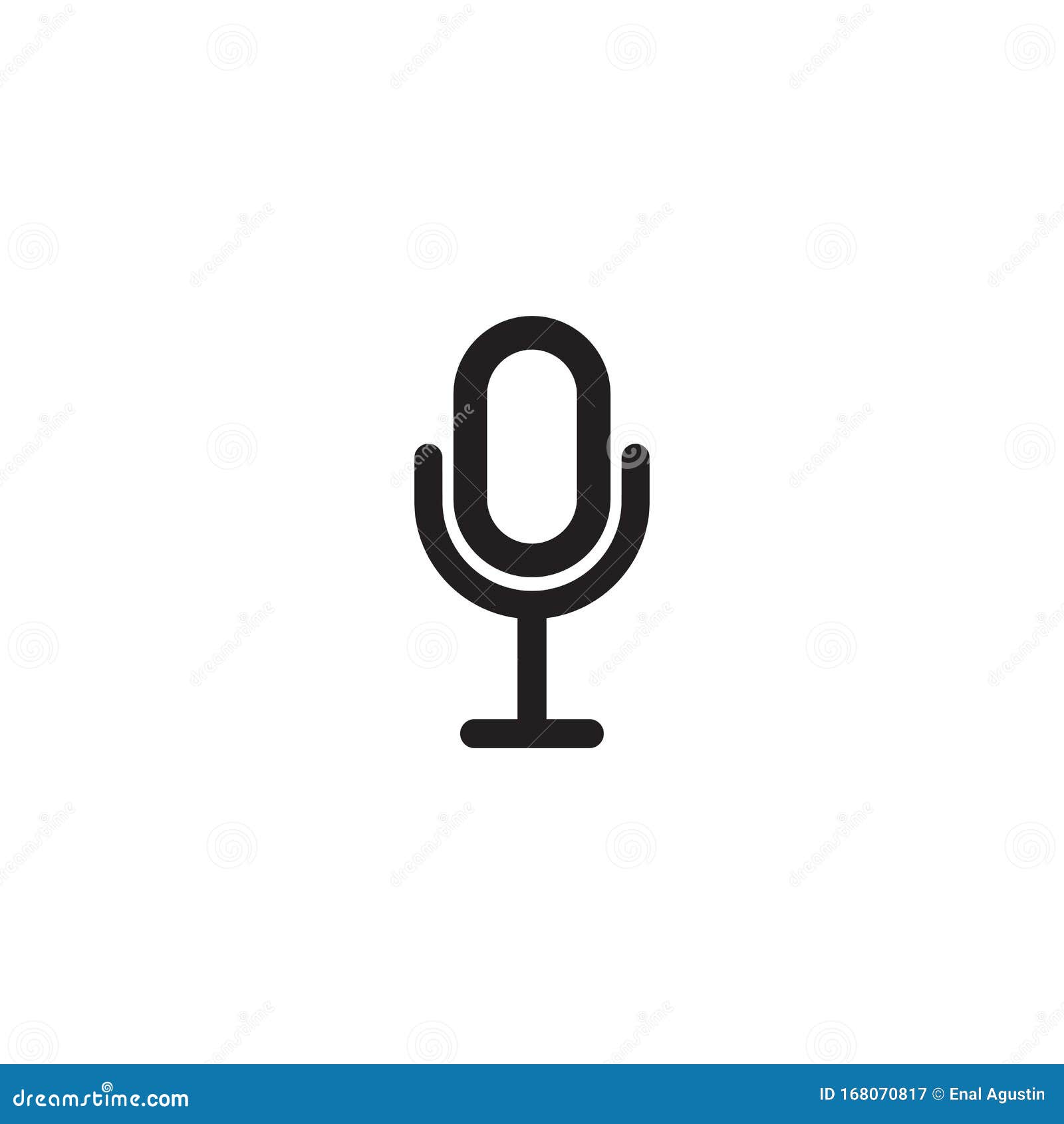 Microphone Mic Icon Logo Design Vector Illustration Template Stock ...