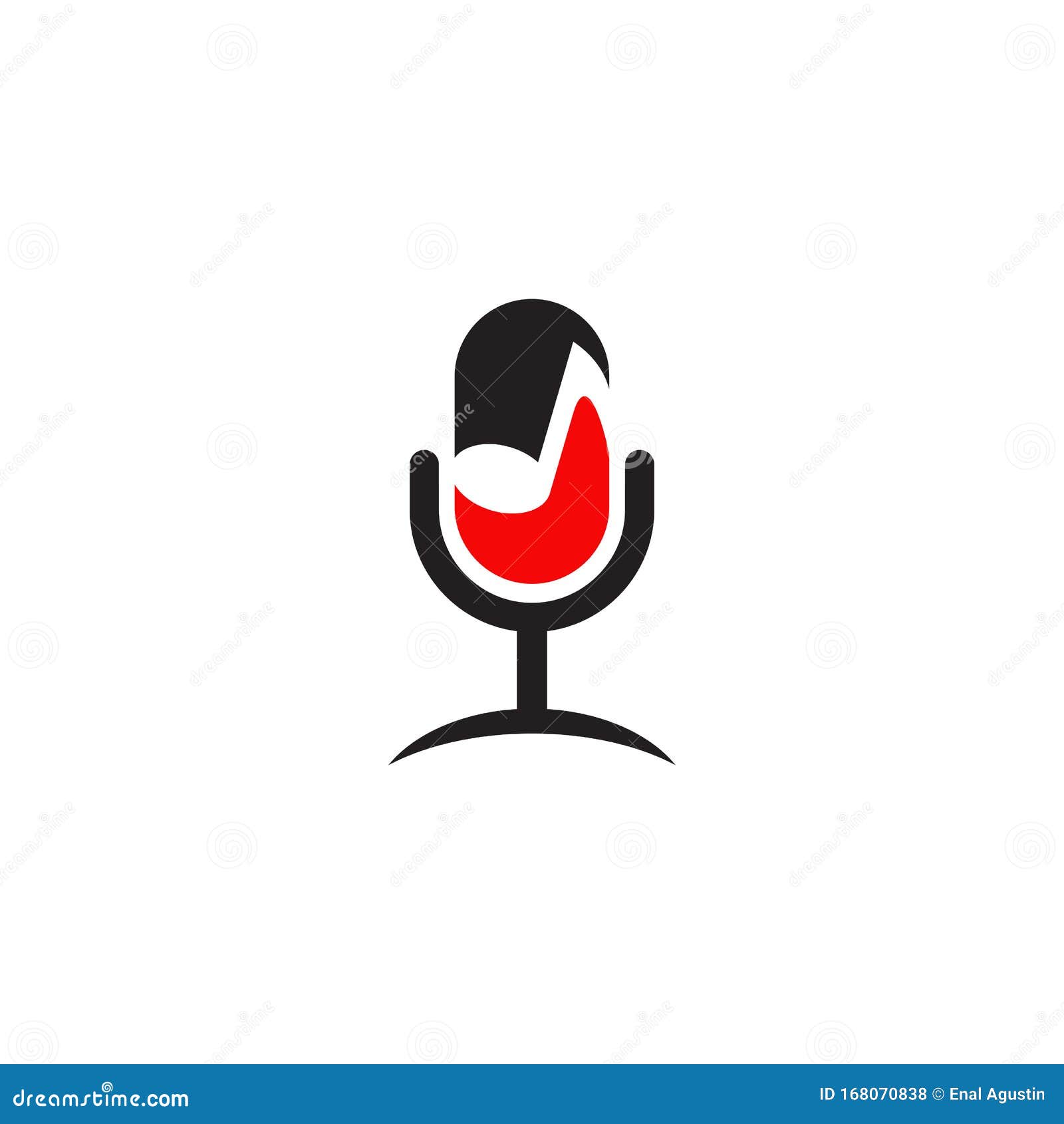 Microphone Mic Icon Logo Design Vector Illustration Template Stock ...