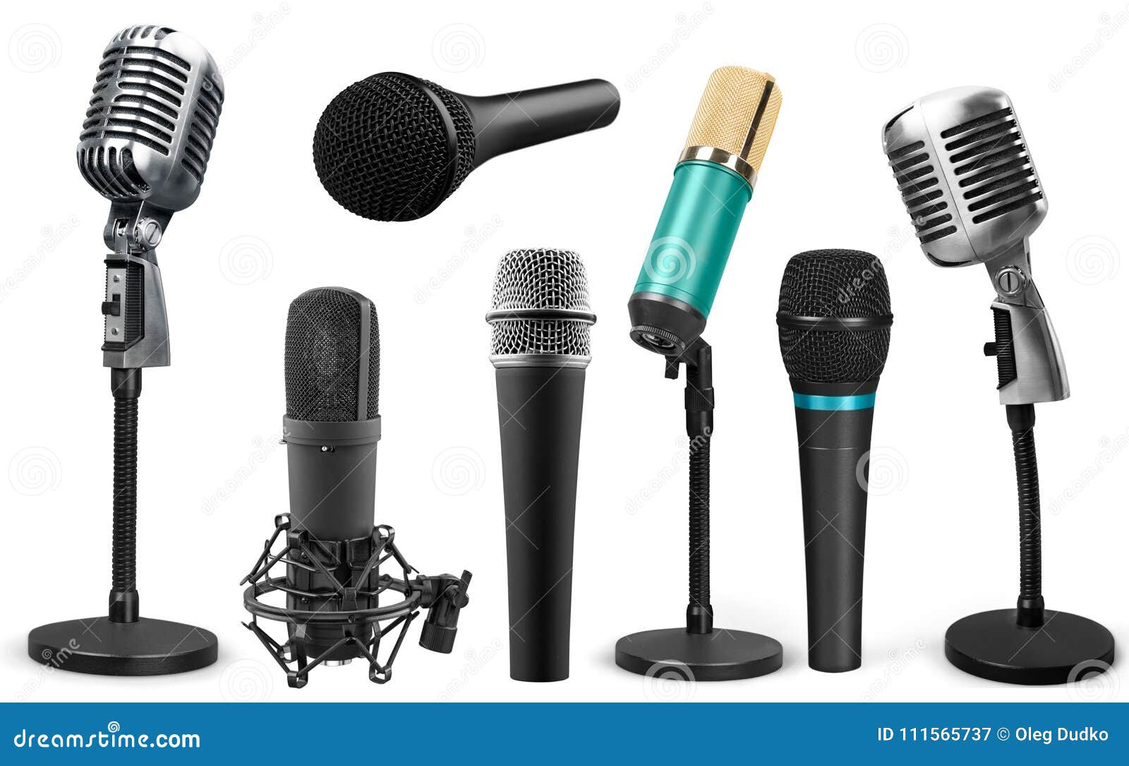 Microphone stock image. Image of live, media, retro - 111565737