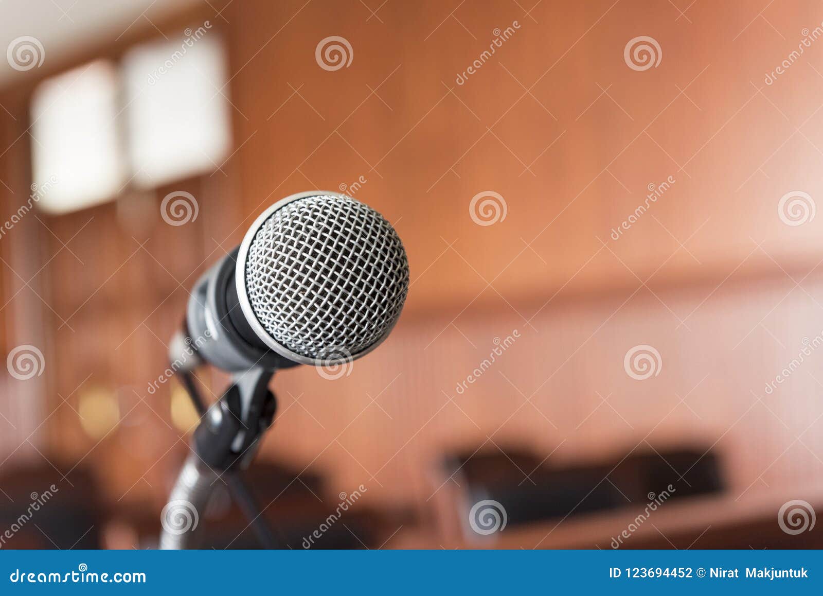 Microphone On The Table Stock Photography | CartoonDealer.com #119241920
