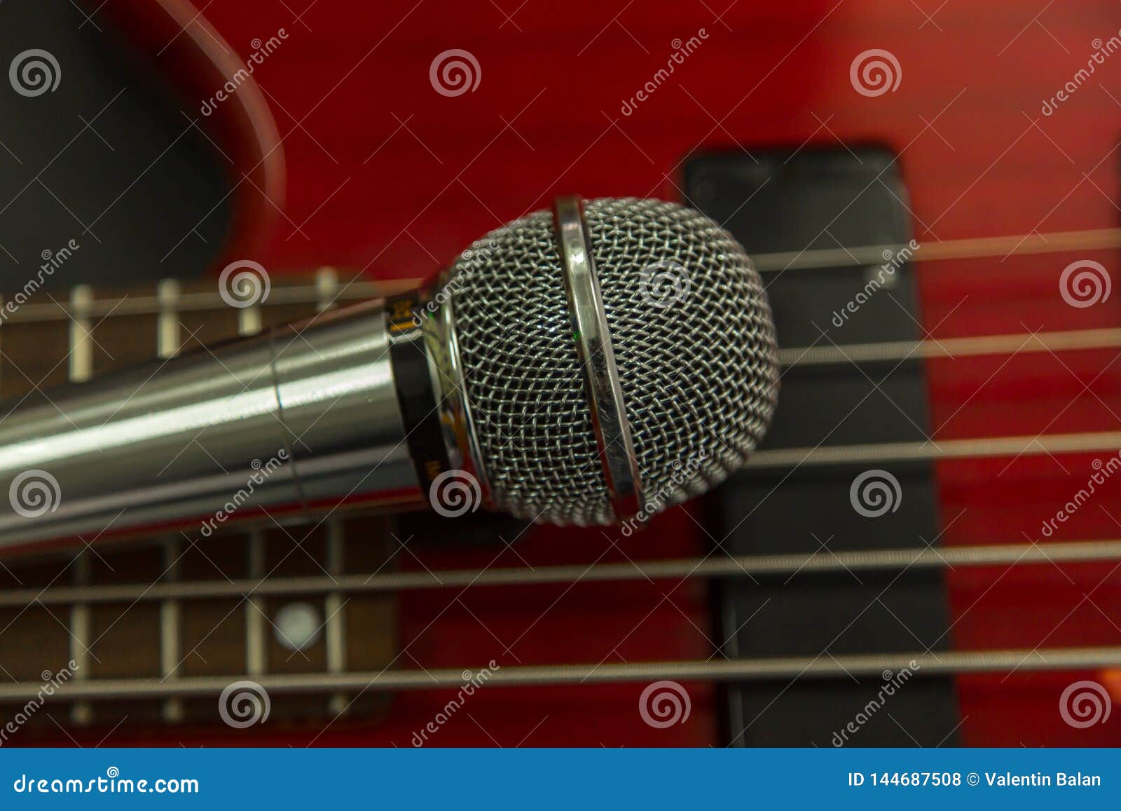 Microphone on the Music Studio. Stock Photo - Image of professional ...