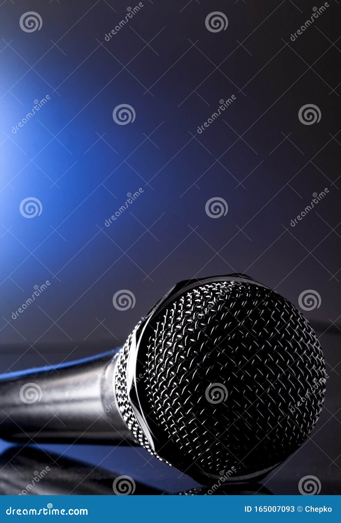 Microphone. Music Studio Misc Mic Equipment Stock Image - Image of ...
