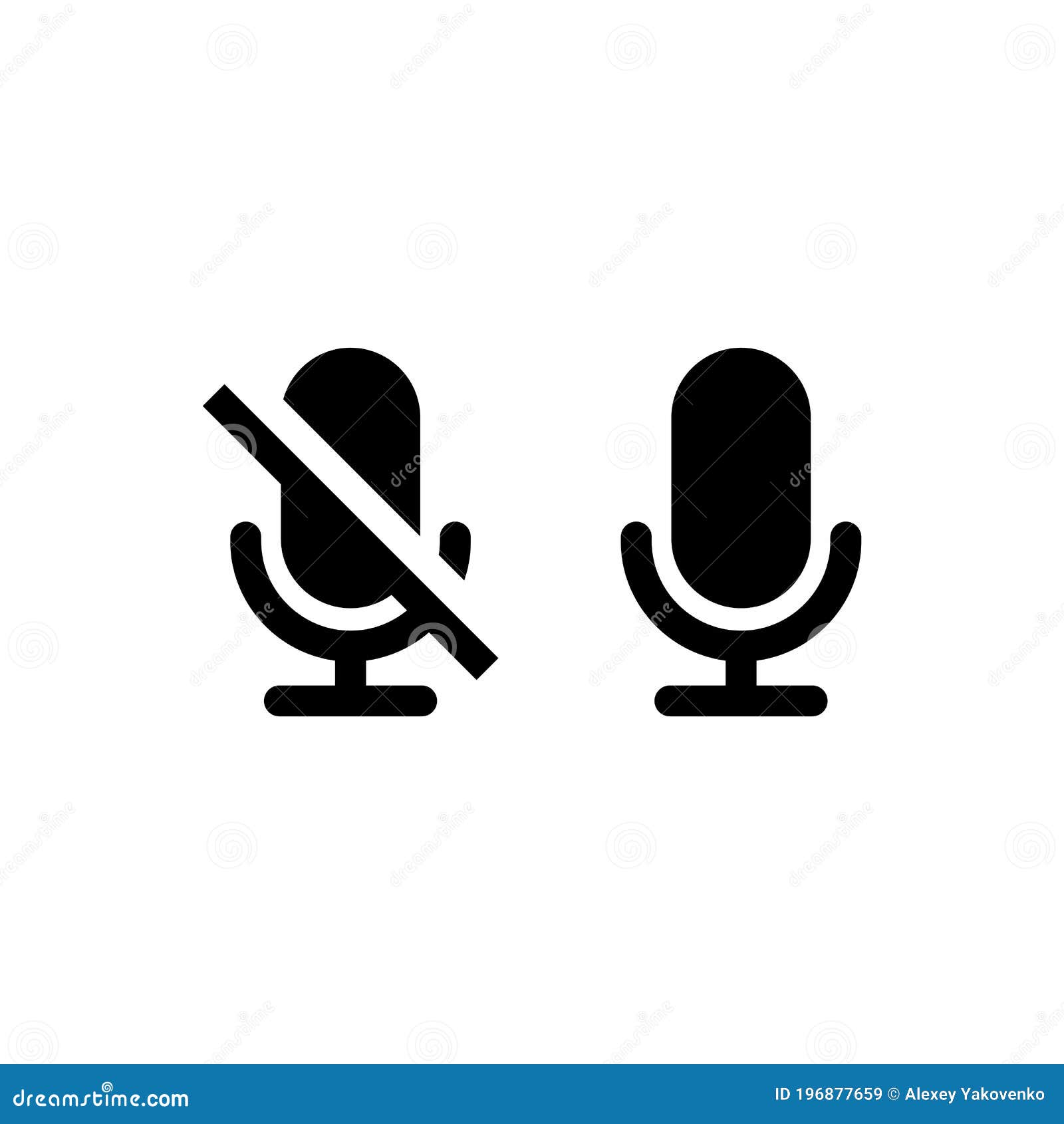 Microphone Off Icon Stock Illustrations – 2,639 Microphone Off Icon ...