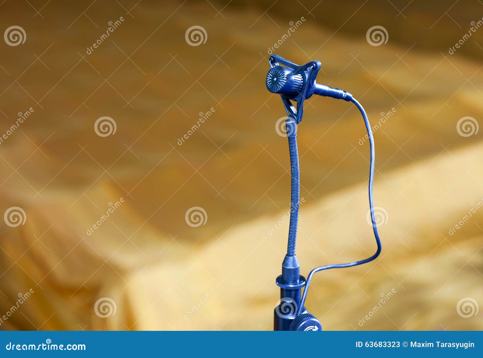 A Microphone in the Opera House Stock Image - Image of lights, event ...
