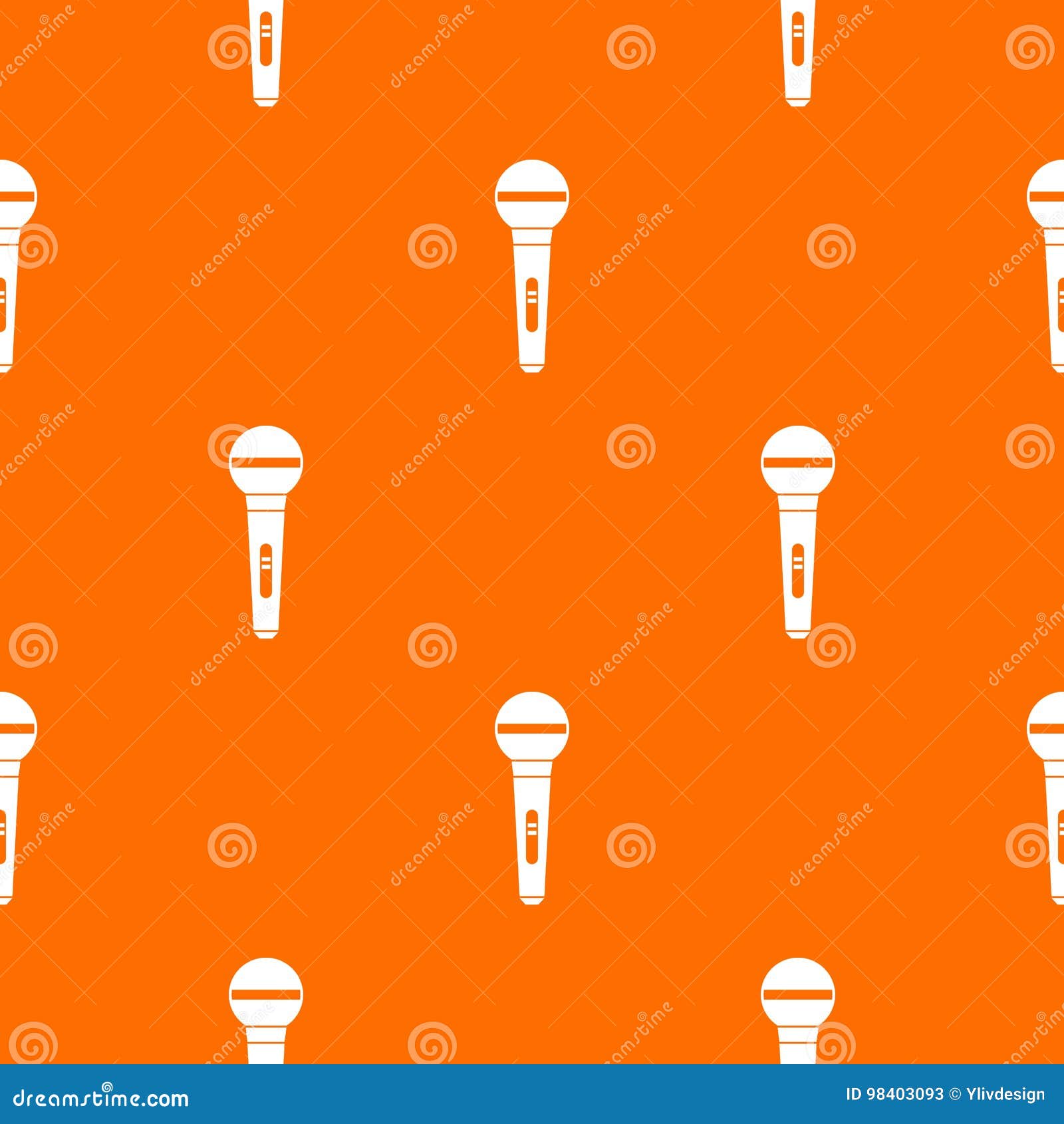 Microphone Pattern Seamless Stock Vector - Illustration of ...