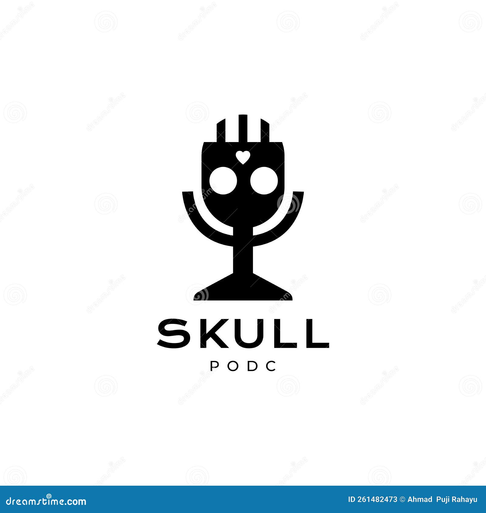 Microphone Podcast with Skull Logo Design Vector Stock Vector ... Microphone Podcast with Skull Logo Design Vector Stock Vector ...