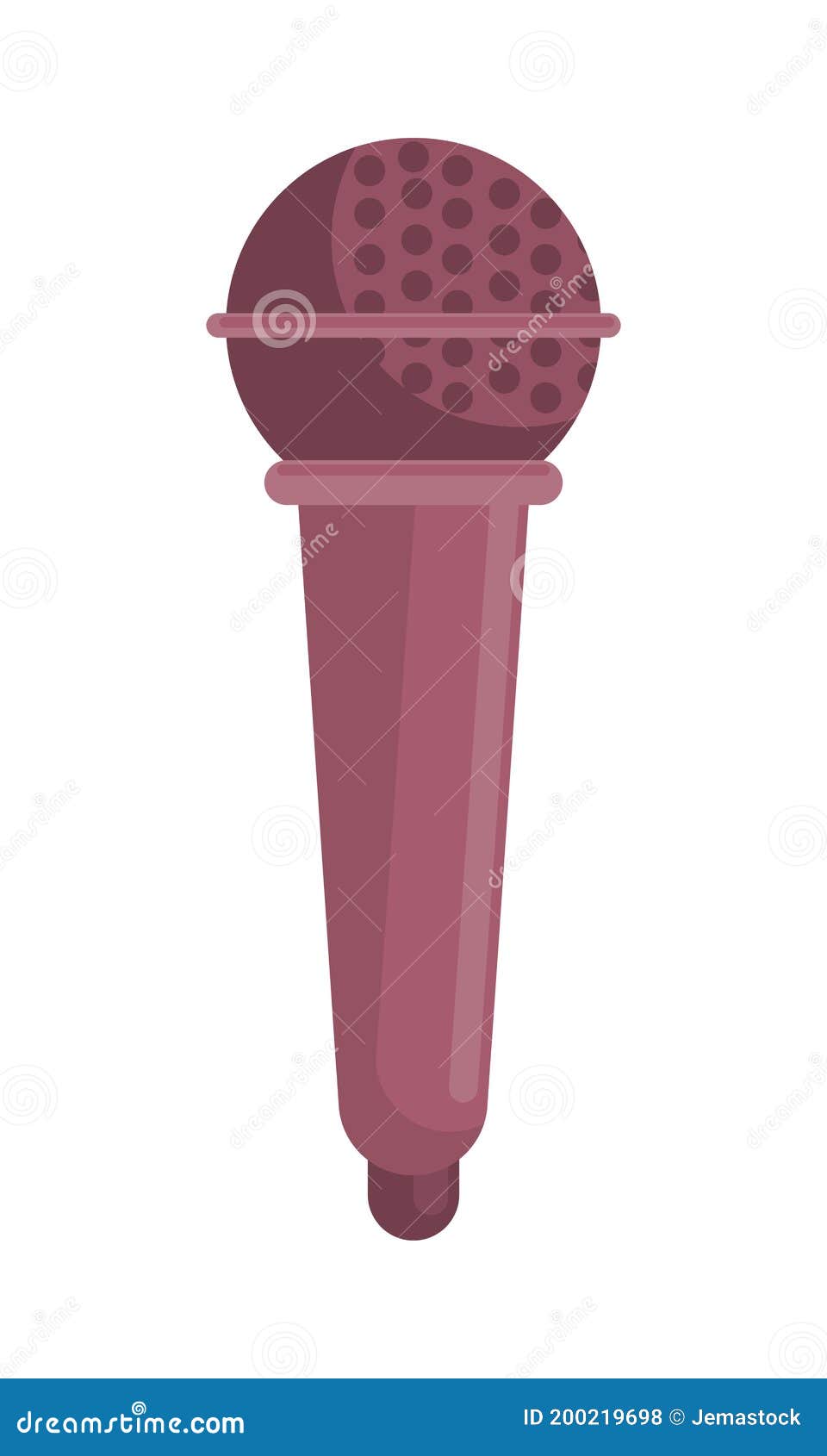 Microphone Pop Art Style Icon Stock Vector - Illustration of rock ...