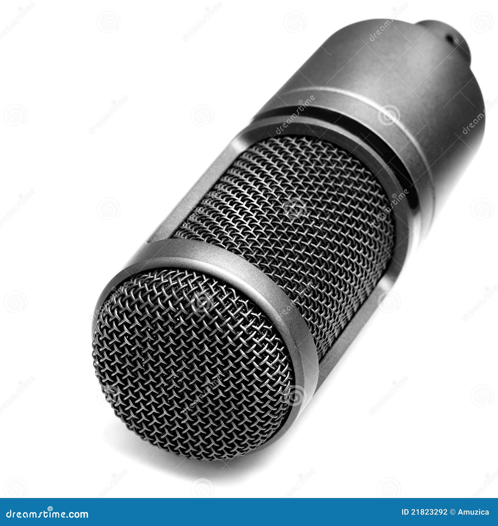 Microphone for Recording Music and Songs Stock Photo - Image of ...