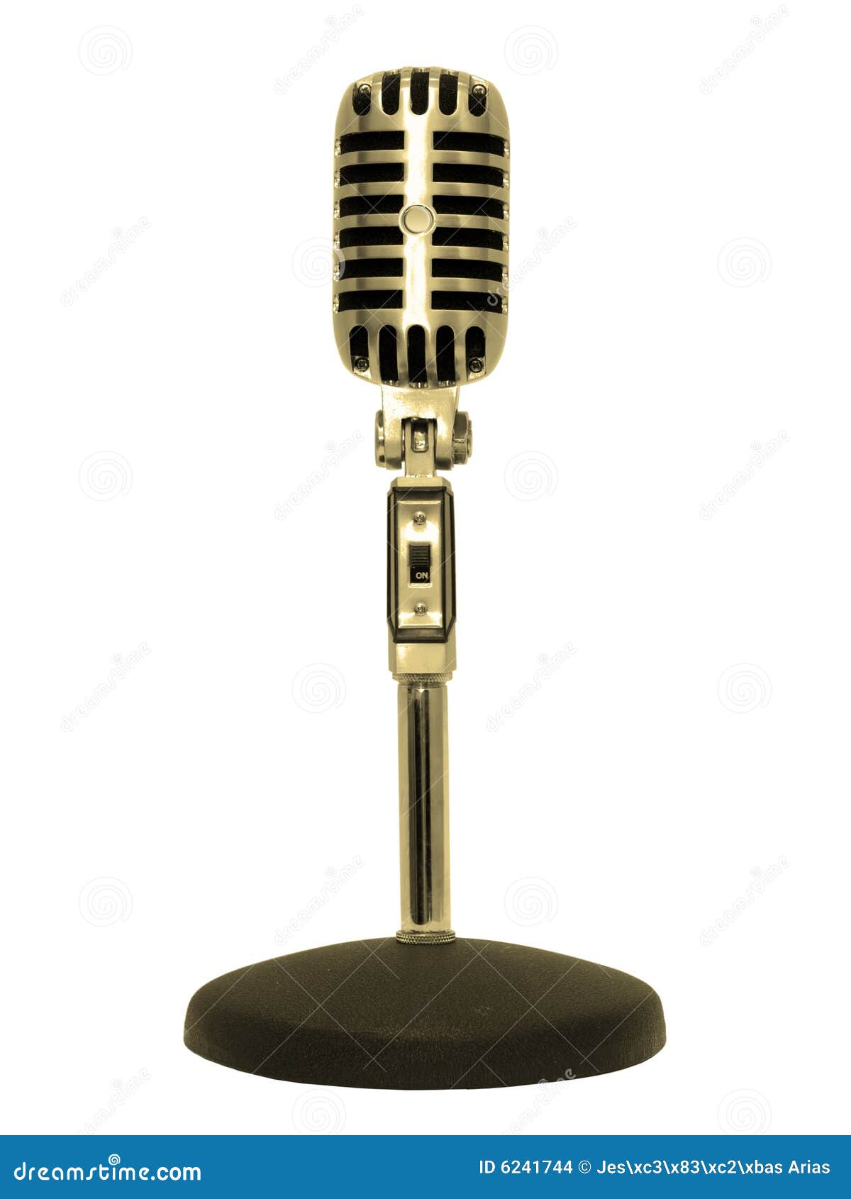 Microphone retro gold stock photo. Image of radius, retro - 6241744