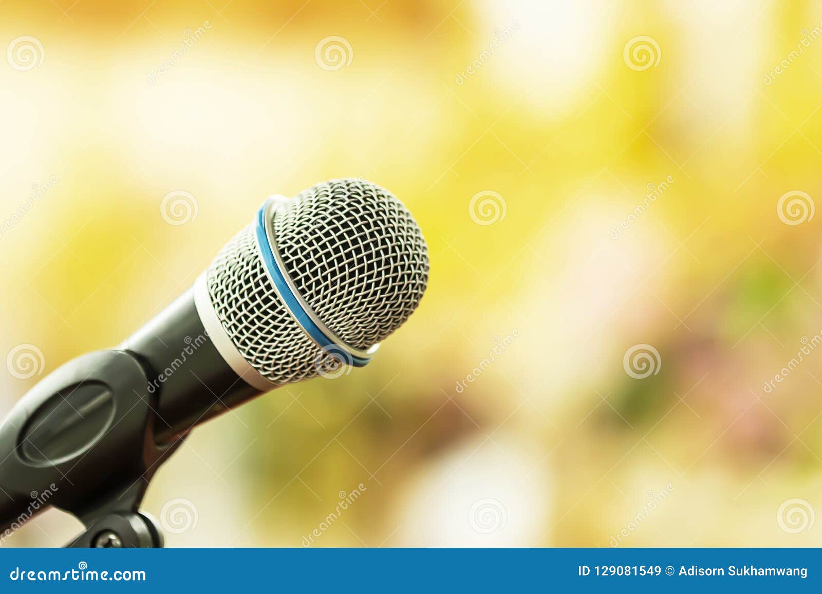 Microphone for Singing in Concert. Stock Image - Image of karaoke ...