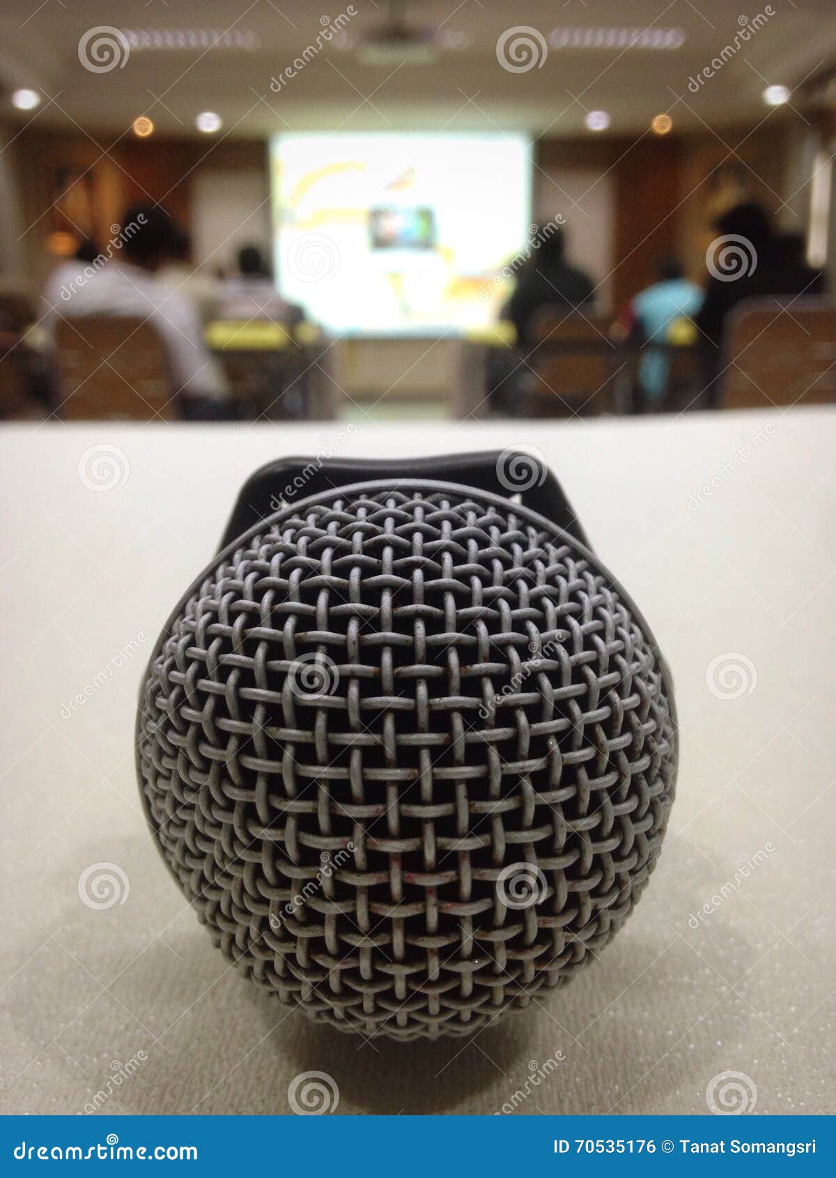 Microphone and Speaker stock photo. Image of room, microphone - 70535176