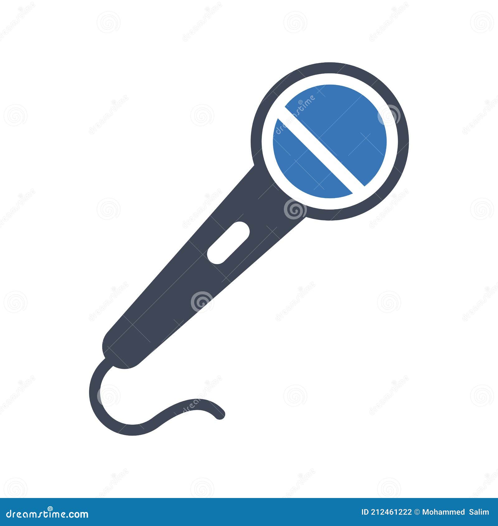 Microphone Speaker Icon. Vector Graphics Stock Vector - Illustration of ...