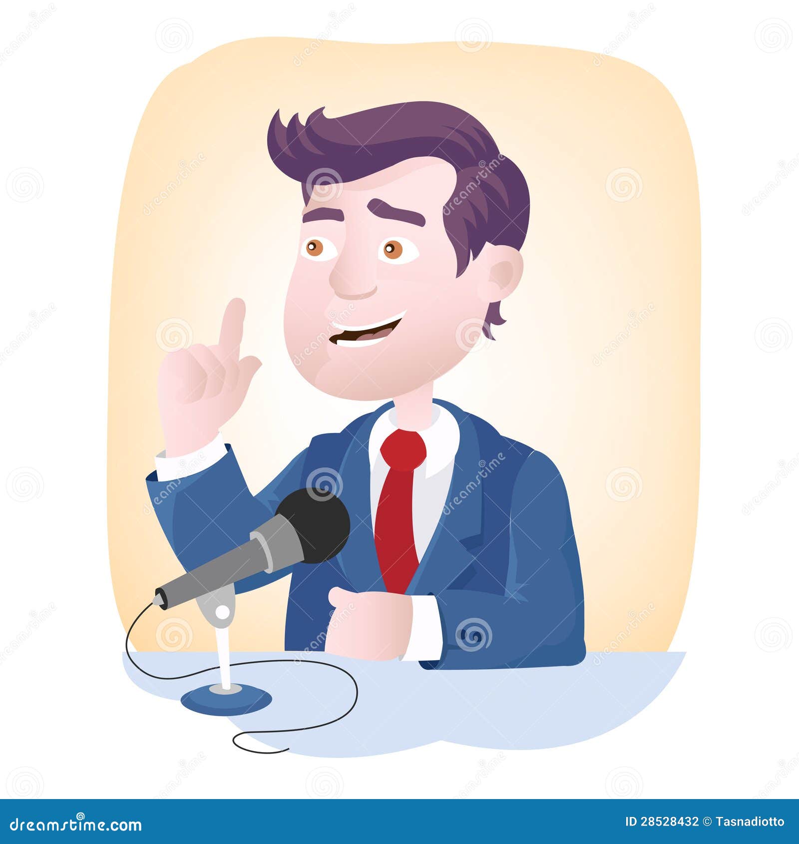 Microphone Speech stock vector. Illustration of outline - 28528432