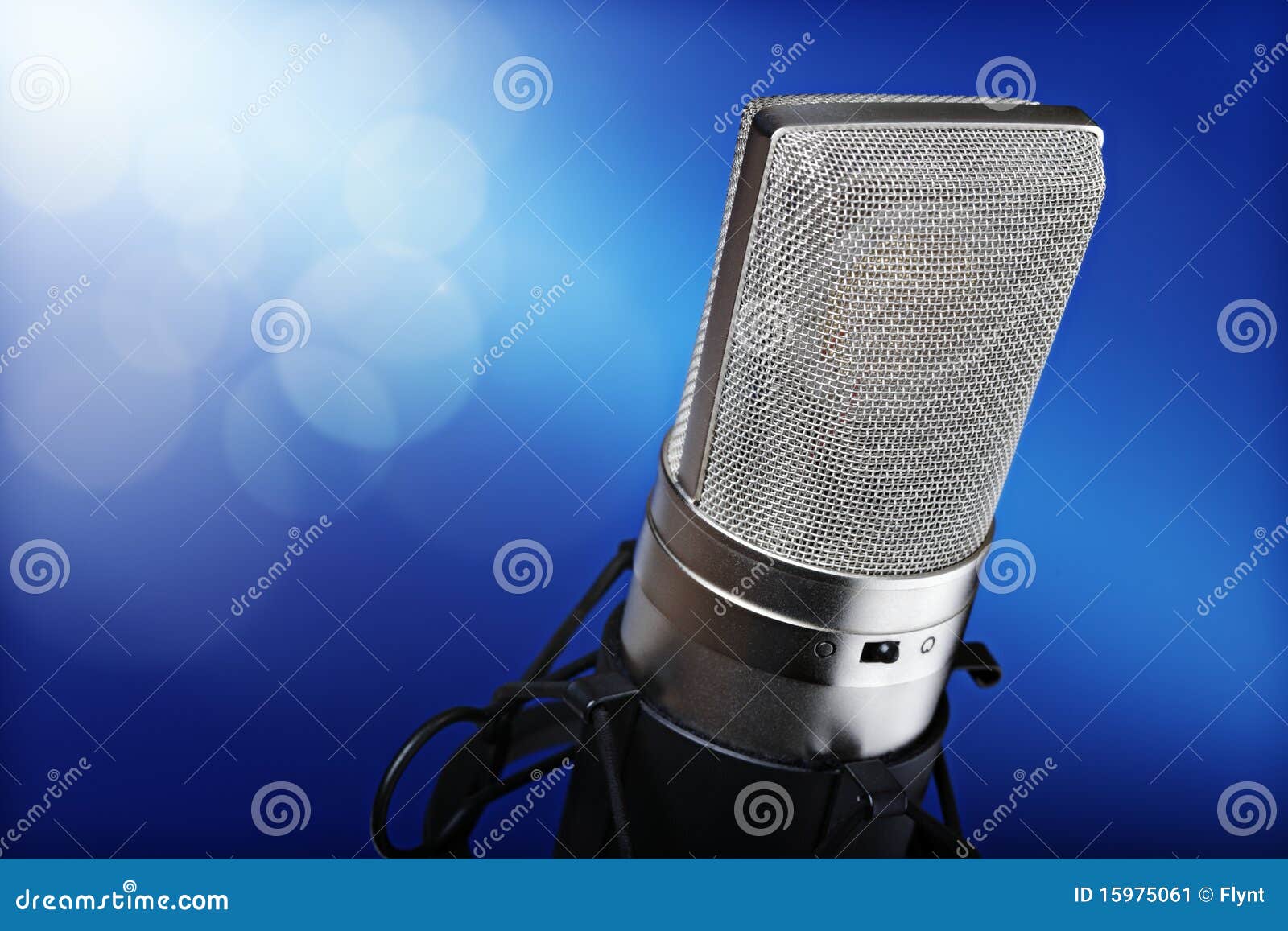Microphone on stage stock image. Image of audition, lens - 15975061