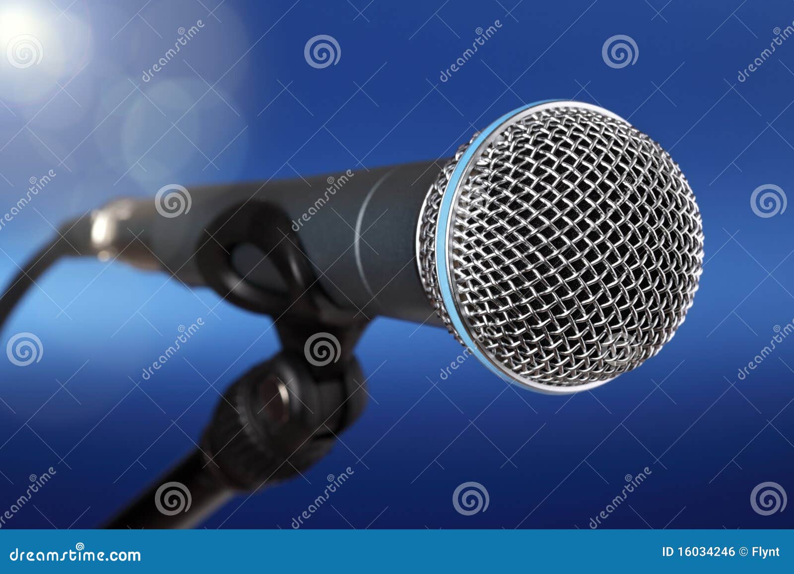Microphone on stage stock photo. Image of culture, space - 16034246