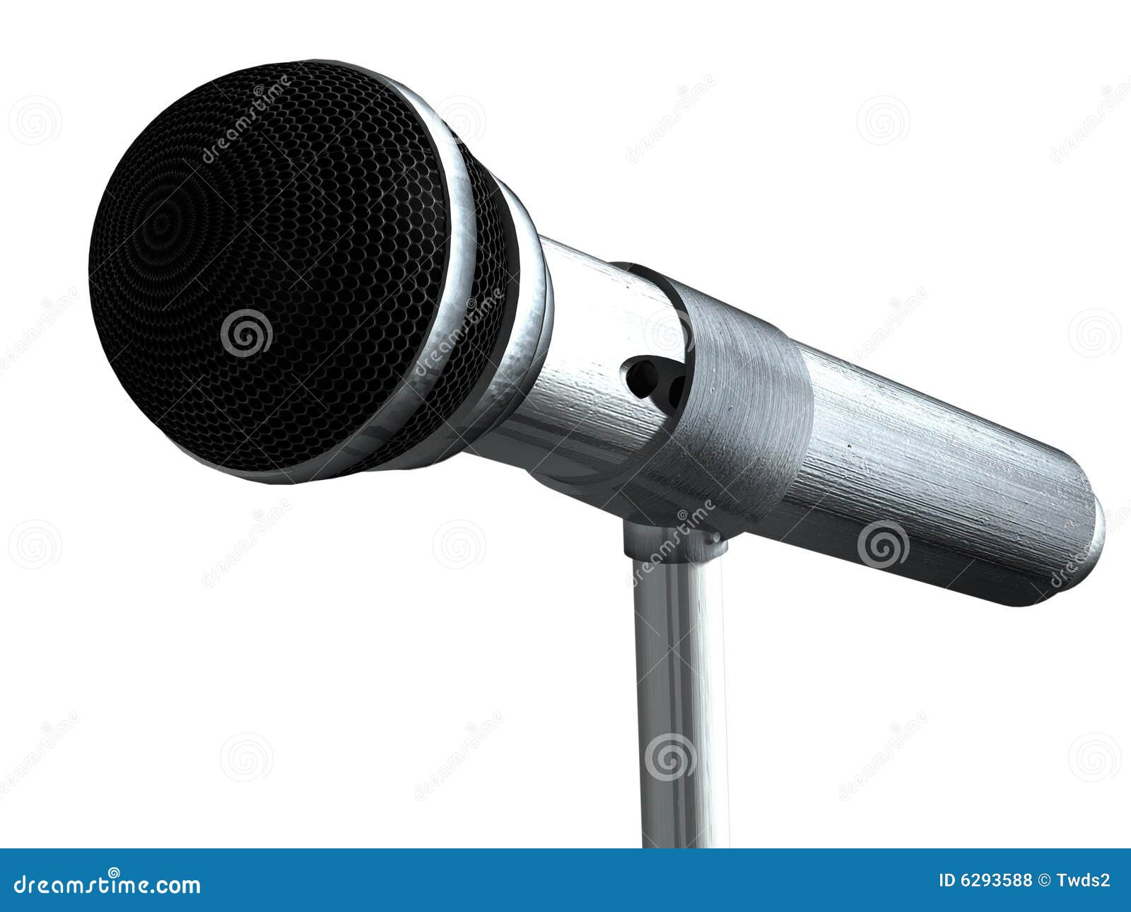Microphone Illustrated With Black And Golden Color Backgrounds Vector ...