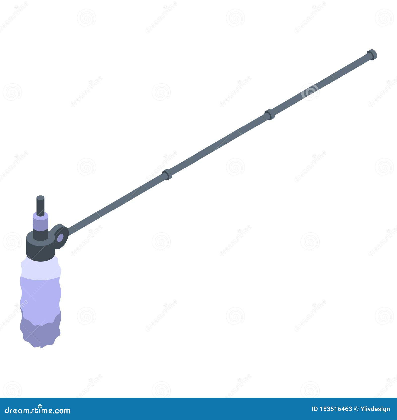 Microphone on Stick Icon, Isometric Style Stock Vector - Illustration ...