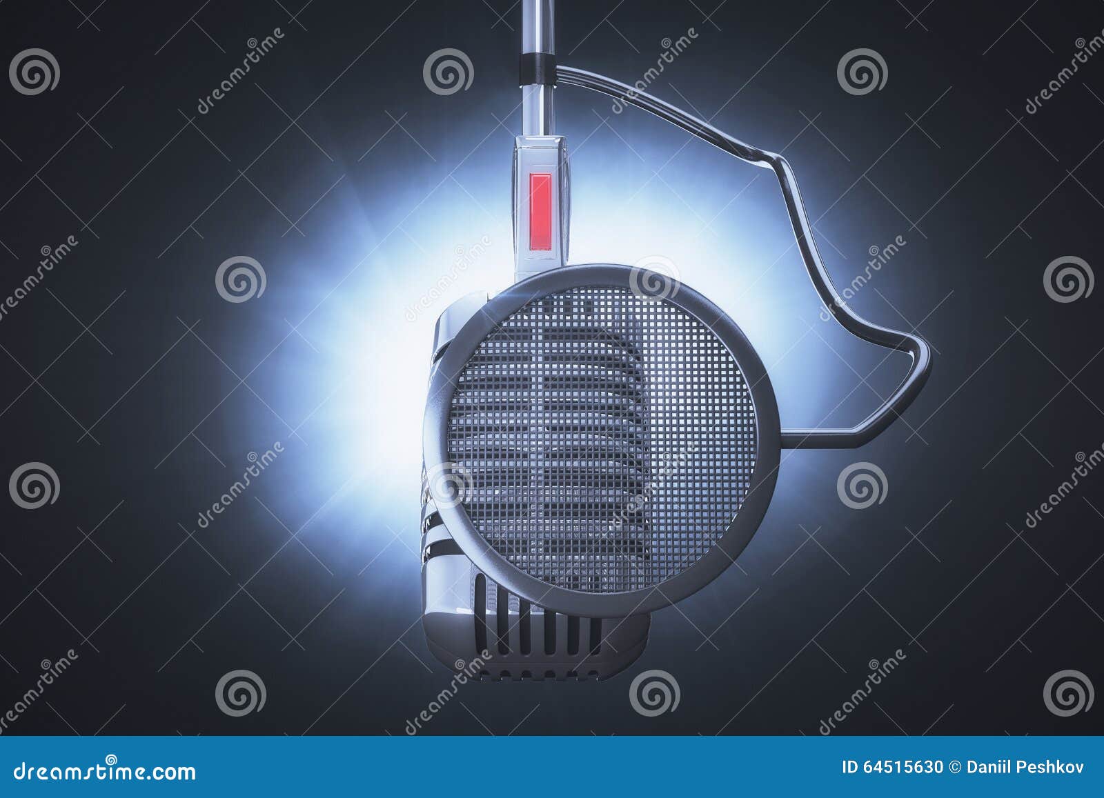 Microphone to record stock illustration. Illustration of broadcasting ...