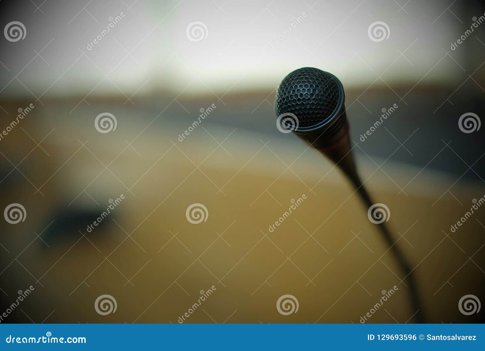 Microphone to speak stock photo. Image of corporate - 129693596