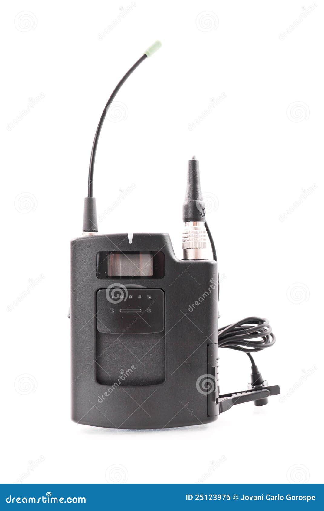 Microphone Transmitter stock photo. Image of transmitter - 25123976