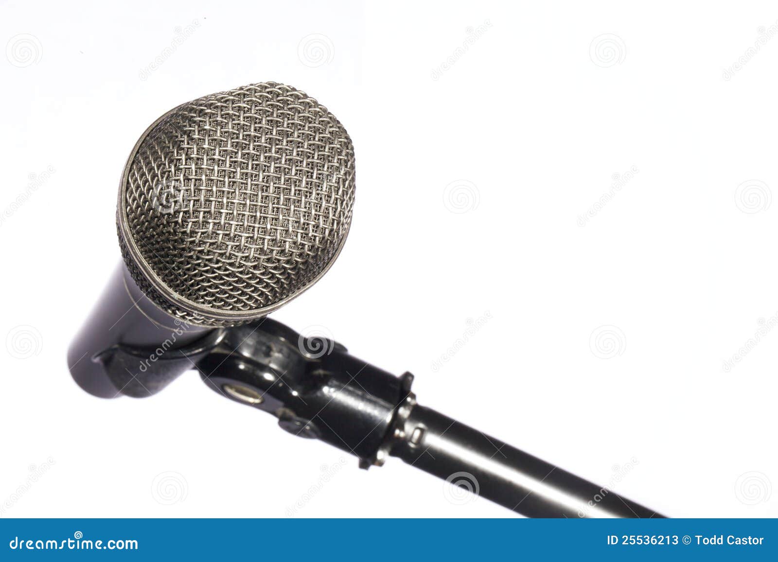Microphone in Use for Communication Stock Image - Image of discussion ...
